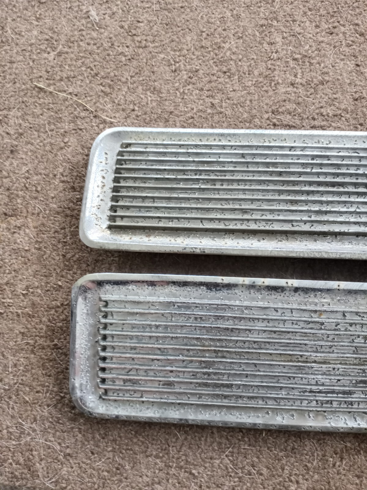 1967 67 Plymouth Barracuda Hood Inserts moulding louver MOPAR 2582860 ...