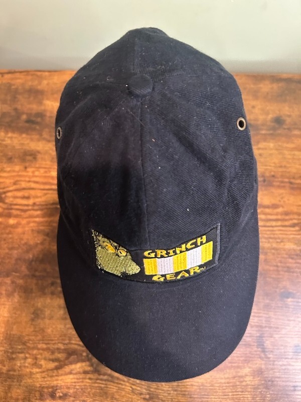 THE GRINCH GEAR ADJUSTABLE BASEBALL CAP Black Vintage 1997 Dr. Seuss | eBay