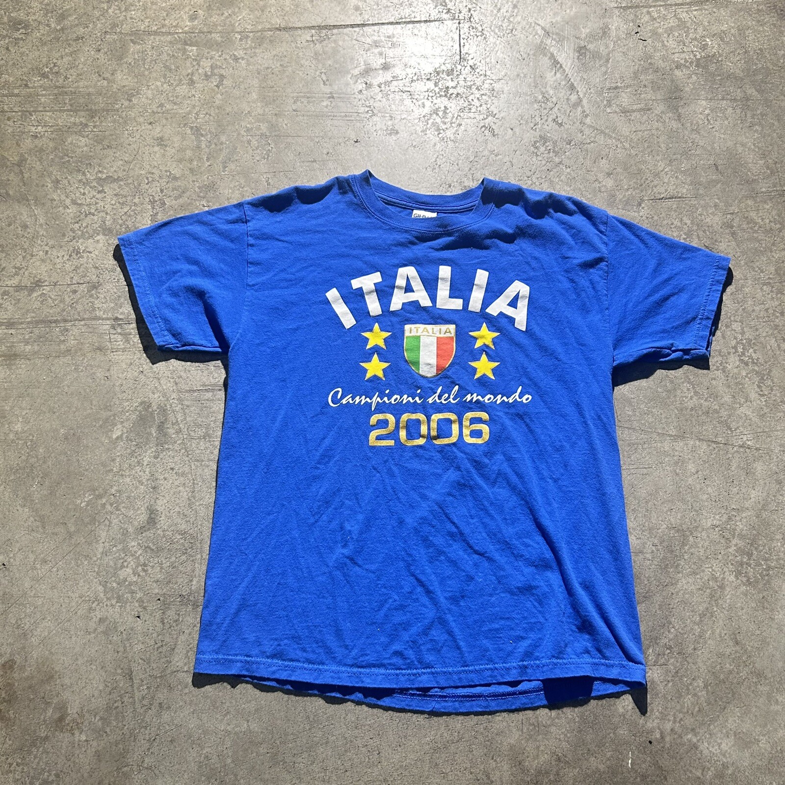 2006 italy World Cup Champions Shirt Men’s Size Large Blue | eBay