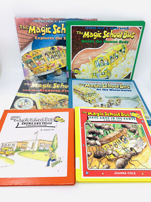 Magic School Bus Books Lot 6 Picture Chapter Scholastic Readers Level 2 ...