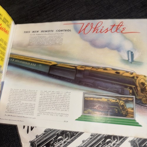 Vintage 1937 American Flyer Trains Catalog - Job 1014 / Tru-Model ...