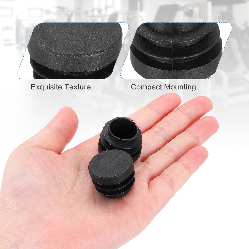 12 PCS Black Round Plastic Hole Plugs, 25mm (0.98") OD | eBay