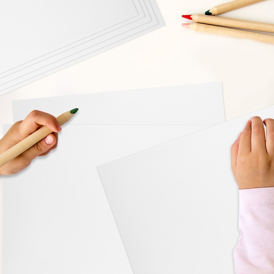 50 Sheets Paper for Card Making Construction Printing Cardboard Crafts ...