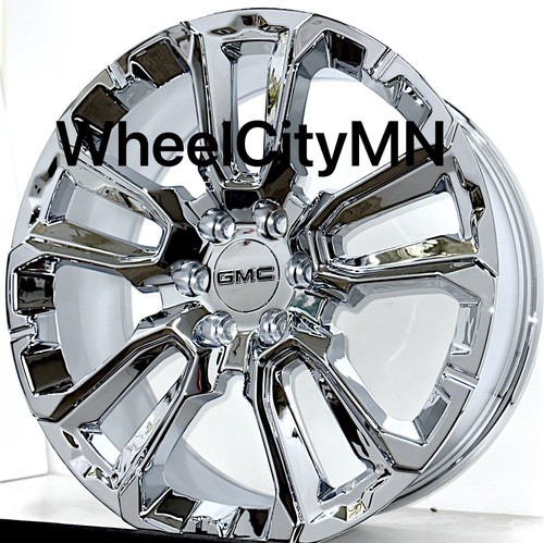 22” chrome OE 84582669 replica wheels fits GMC Sierra 1500 Denali ...