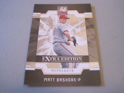 HUGE Lot of 215 2009 Donruss Elite Extra Edition MATT BASHORE RC Card ...