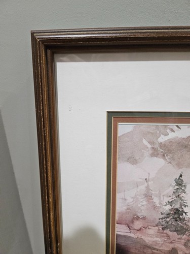 Michael Atkinson Spring Thaw signed lithograph Framed & triple matted ...