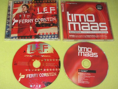 Ferry Corsten L.E.F & Mixmag Timo Maas Maasterpieces 2 CD Albums Dance ...