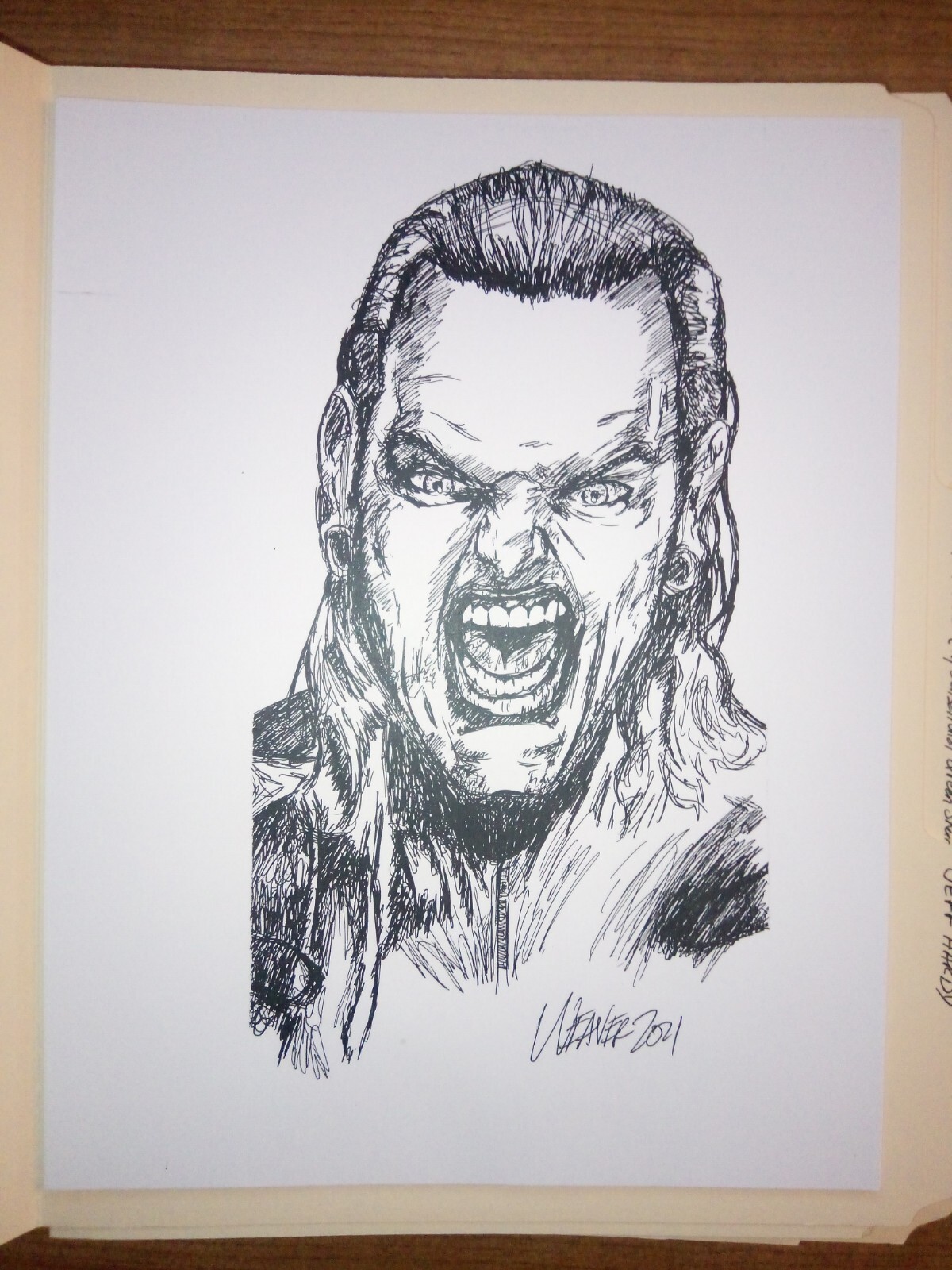 How To Draw Wwe Jeff Hardy Step By Step