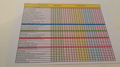 Childminder Risk Assessment Daily Form (1 MONTH) - ALL AREAS OF THE ...