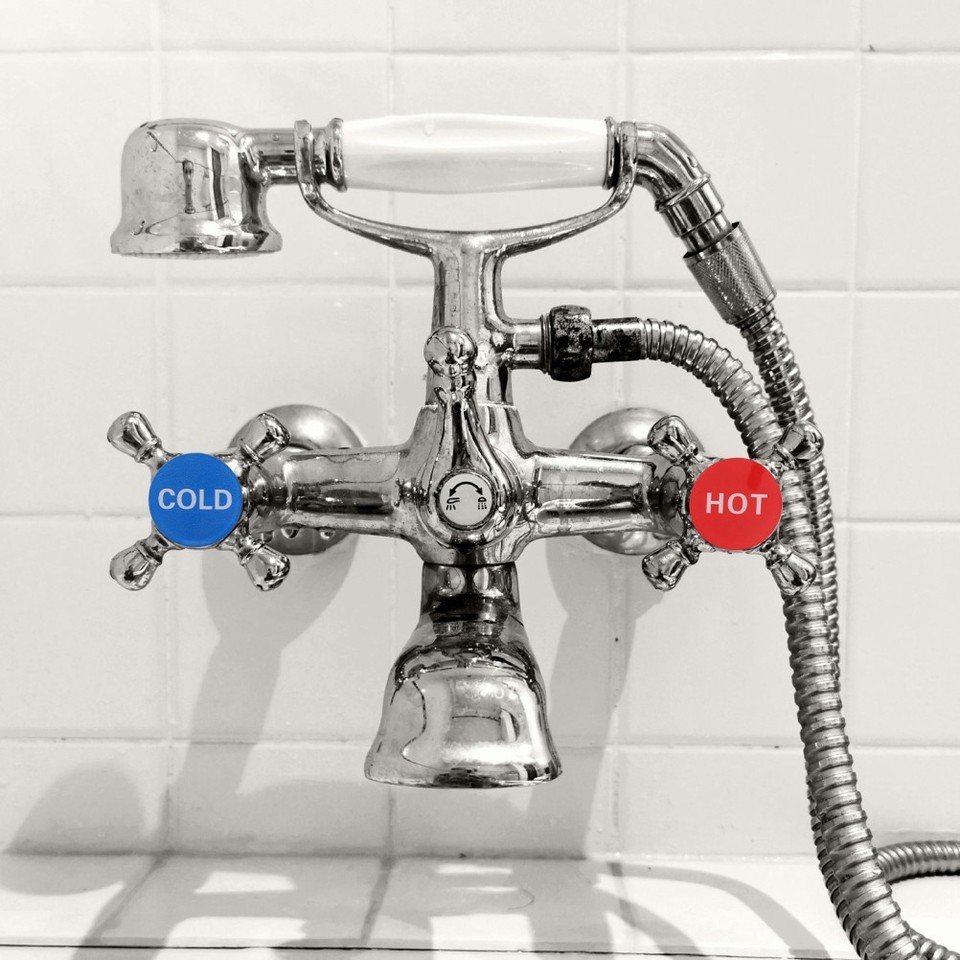 Pairs Self Stick Hot Cold Water Labels Red Blue Faucet Indicator ...