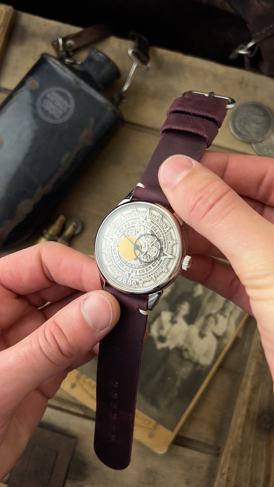 Copernicus watch, Vintage watch, Aztec calendar, 1980s, MARRIAGE WATCH ...