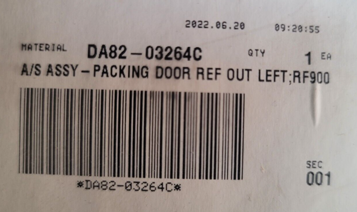 DA82-03264C OEM A/s Assy-packing Door Ref Out Left | eBay