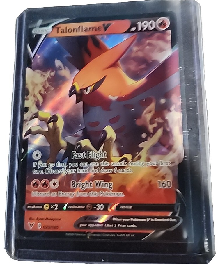 Pokémon TCG Talonflame V Vivid Voltage 029/185 Holo Ultra Rare | eBay