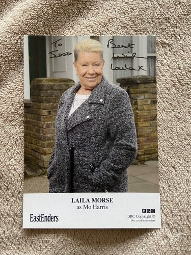 LAILA MORSE (EASTENDERS) HAND SIGNED BBC CAST CARD | eBay UK