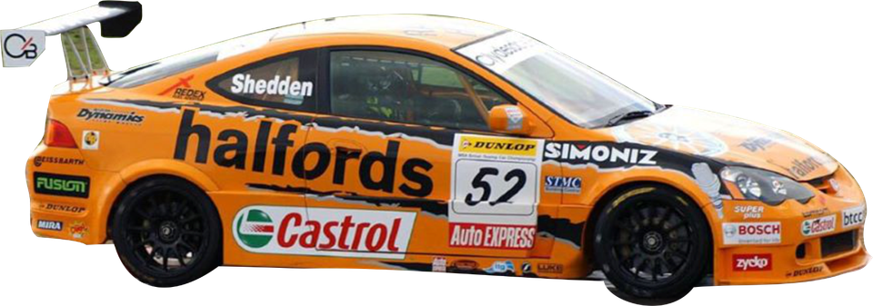 1/10 Touring Car Decal Set BTCC Team Halfords Honda Integra 2005 ...