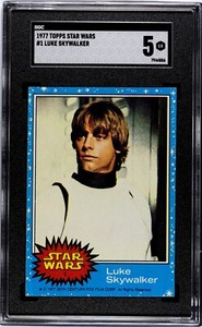 Luke Skywalker 1977 Topps #1 Base Price Guide - Sports Card Investor