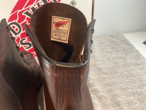 NOS 8” RED WING SUPERSOLE 4412 Leather Steel Toe Boots MULTIPLE SIZES ...