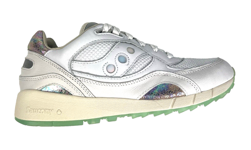 Saucony Shadow 6000 Pearl White Leather Low Lace Sneaker S70594-1 Men ...