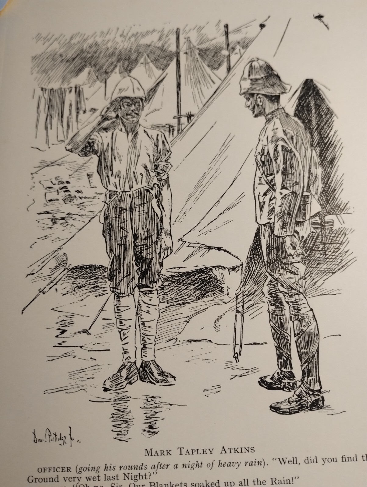 Sk28 Ephemera 1930s Punch Cartoon Mark Tapley Atkins | eBay