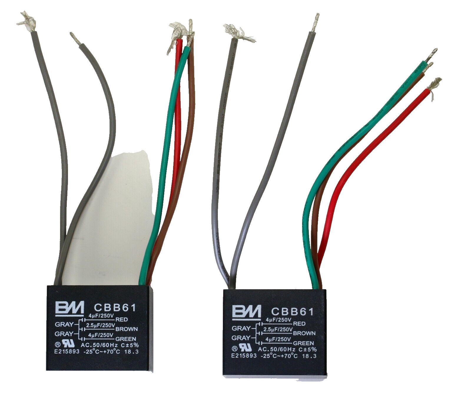BM CEILING FAN CAPACITOR CBB61 4uf+2.5uf+4uf 5WIRE QTY 2 | eBay