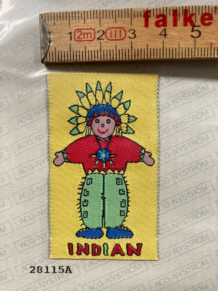 Native American Indian Tribes Vintage 1980s/90s Embroidered Sew-On ...