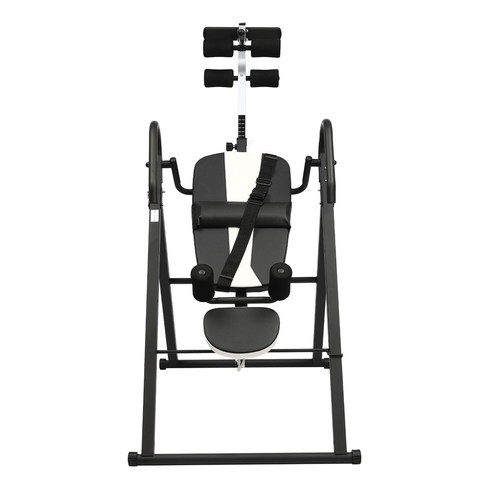 Foldable Inversion Table Teeter Advanced Back Pain Ankle Relief Gravity ...