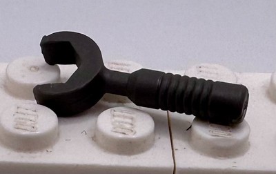 LEGO Dark Gray Wrench Open Ended Vintage City | eBay