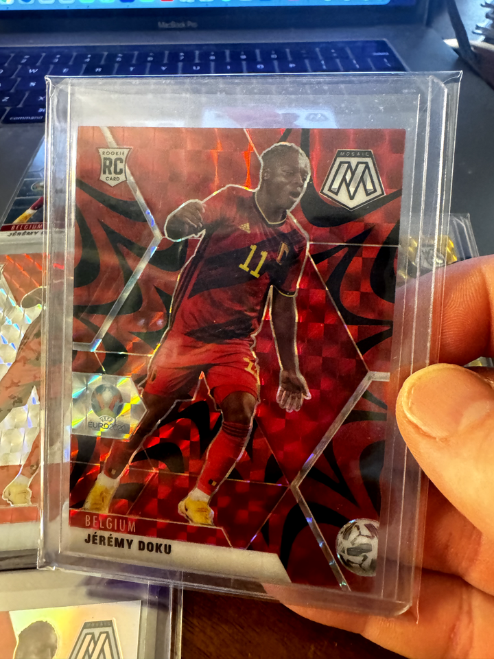 2021 Jeremy Doku Rookie Lot - 5 Parallels & 2 Base Cards - ALL MINT | eBay