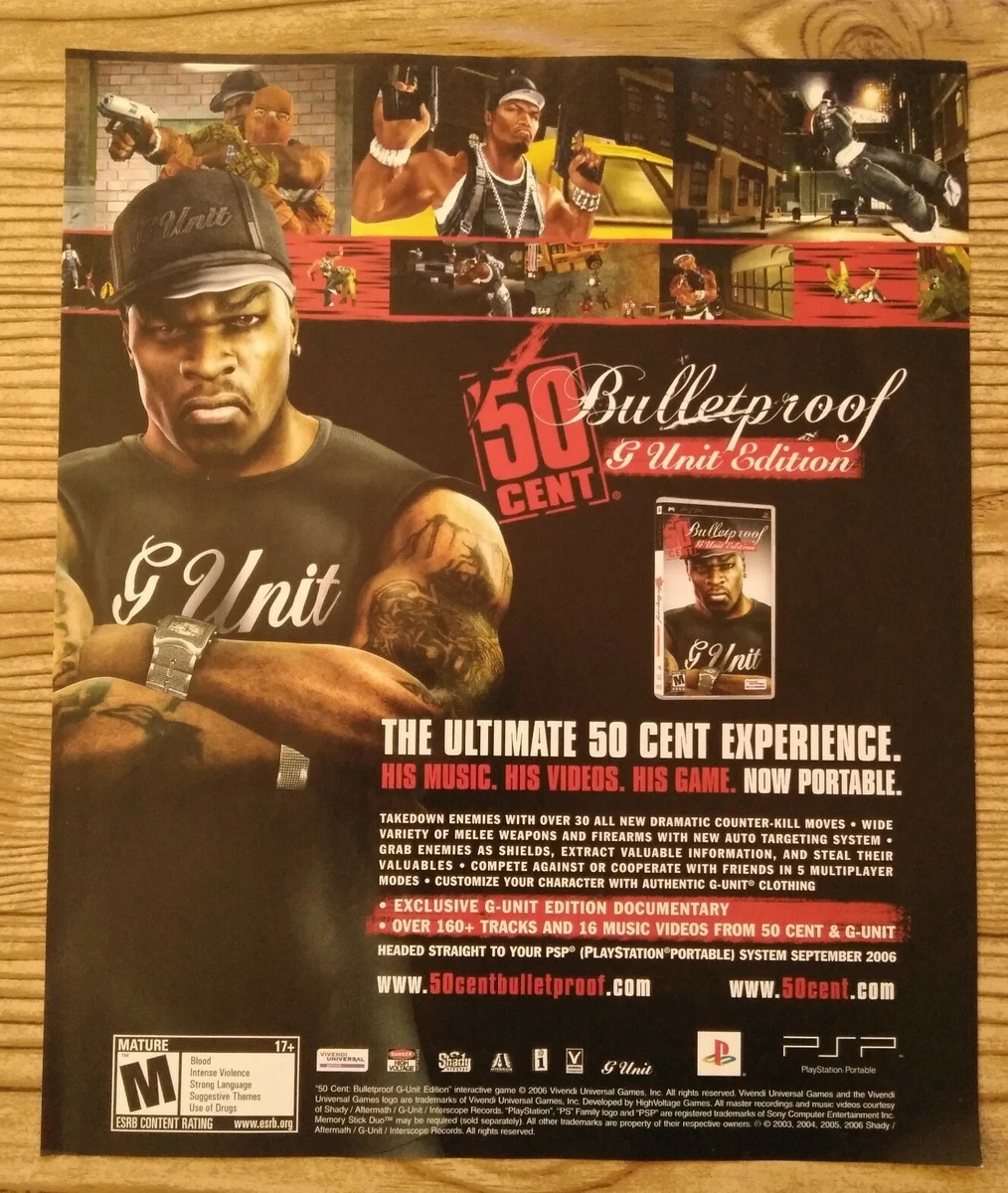 50 Cent Bulletproof Psp