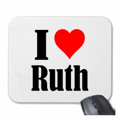 MOUSEPAD Mauspad I Love Ruth Ich Liebe Ruth | eBay.de
