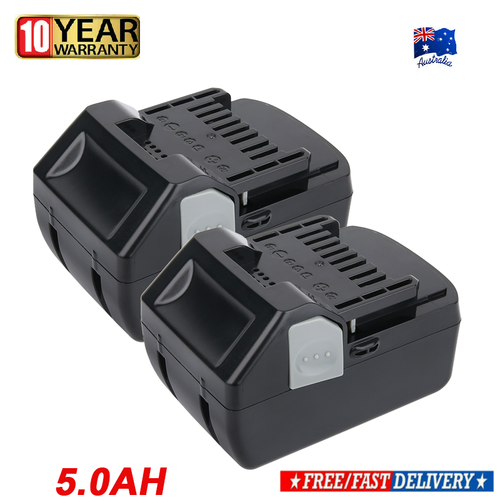 2x For Hitachi 5.0Ah 18V Battery BSL1850 BSL1840 BSL1830 BSL1815X ...
