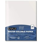 30 Sheets, Water Soluble Dissolving Paper, Letter Size, 8.5 x 11 In | eBay