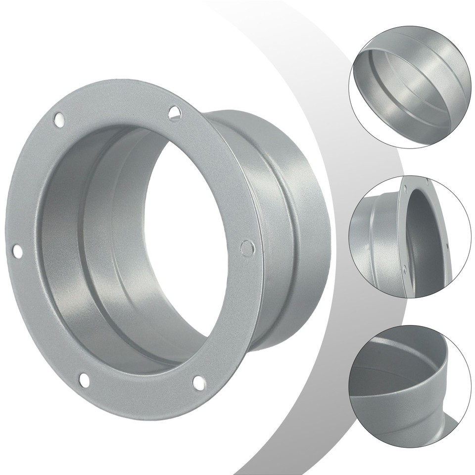Rust Resistant Galvanized Iron Straight Pipe Ventilation Flange ...
