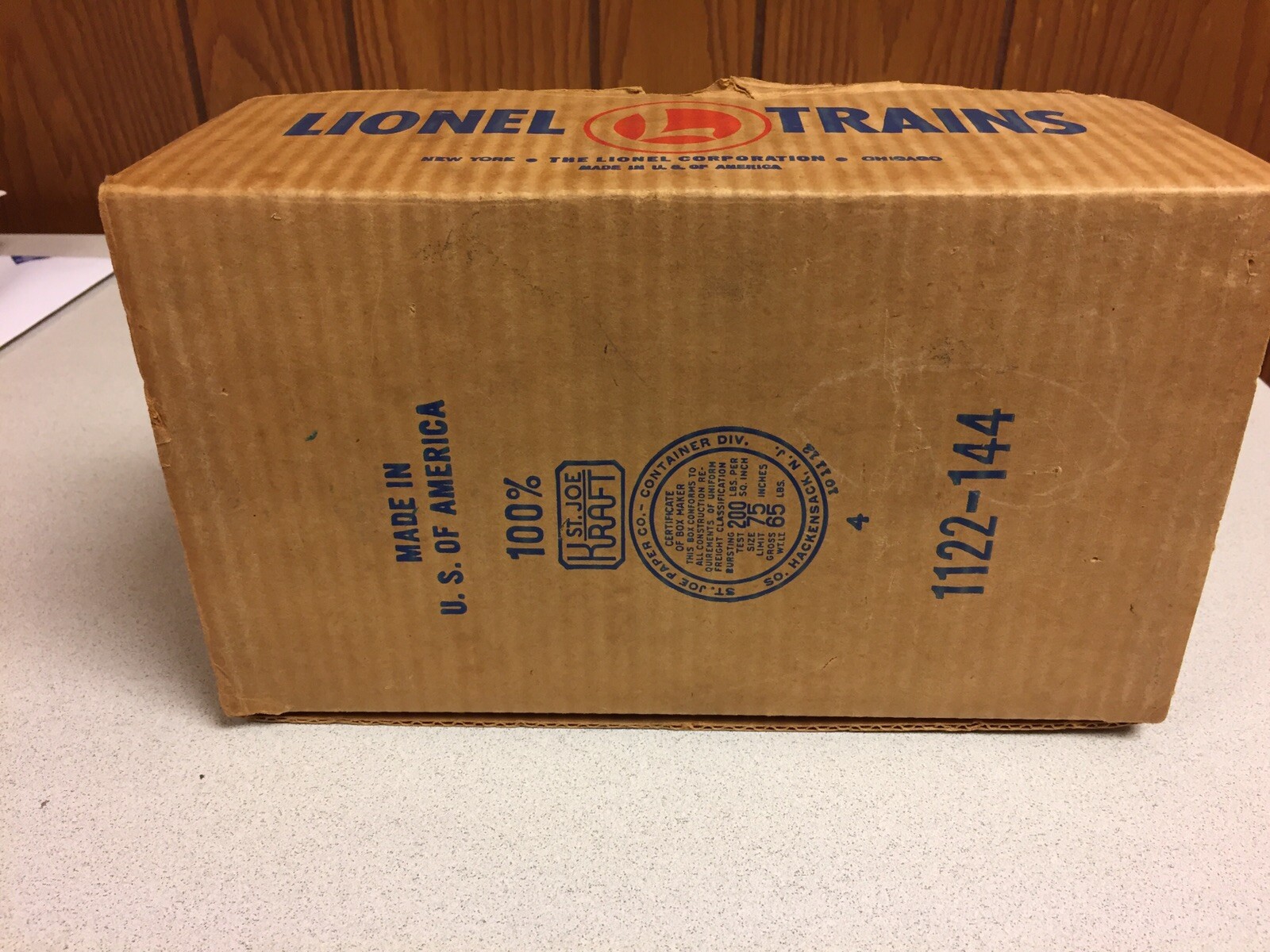 Lionel Trains Box 1122 Empty Box | eBay