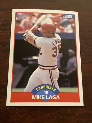 1989 Score #536 Mike Laga Cardinals C2032* | eBay
