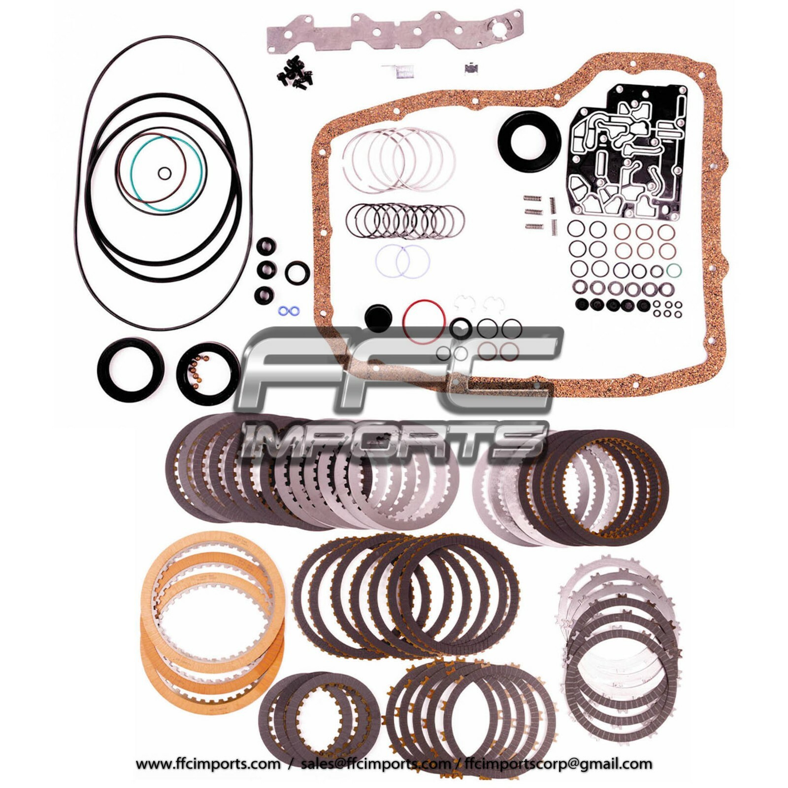 68RFE Banner Rebuild KIT 2007-UP WITH Overhaul Gaskets Seals & Friction ...