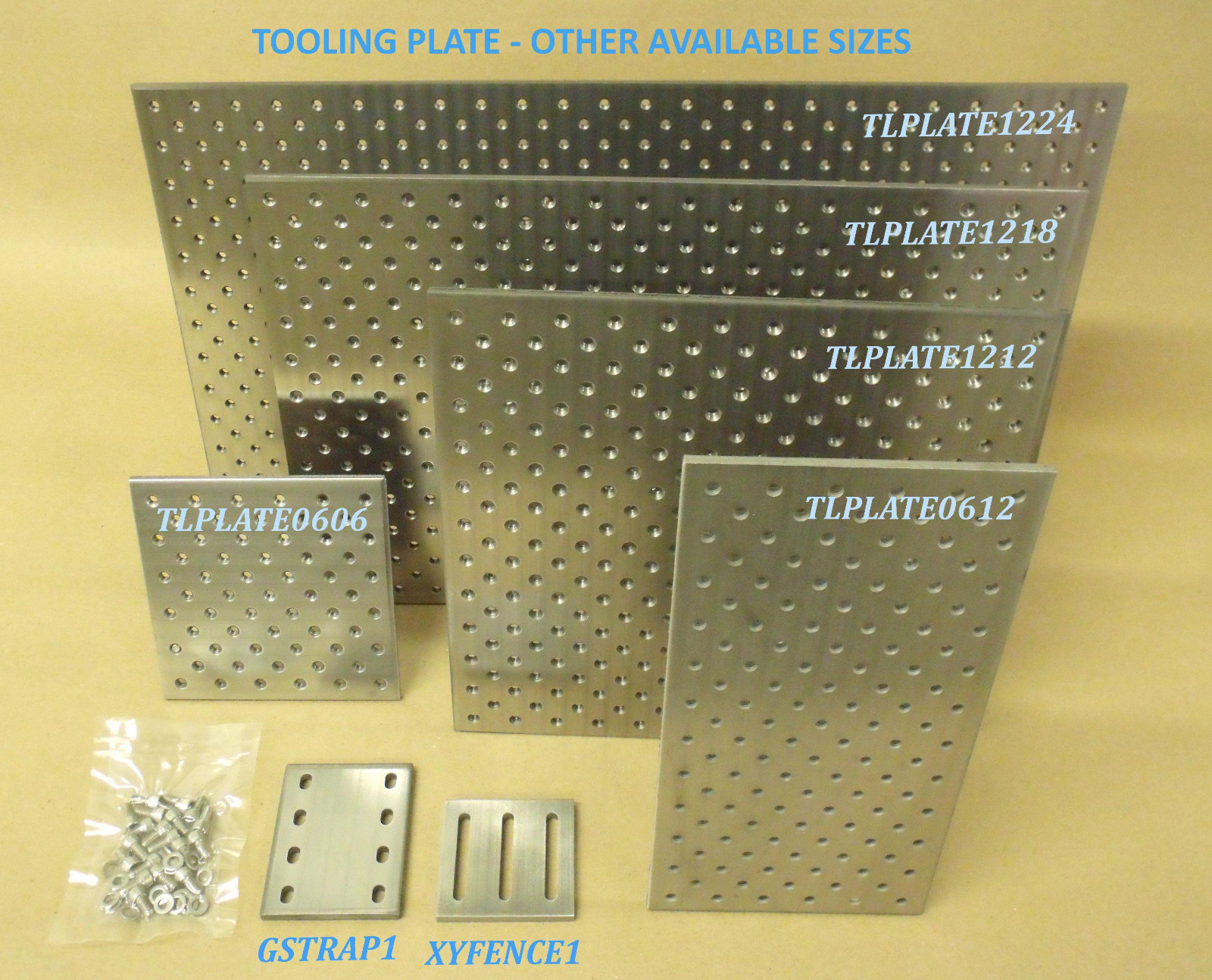 Steel Tooling Plate, 6" x 12", 1/4-20 Holes, TLPLATE0612 | eBay