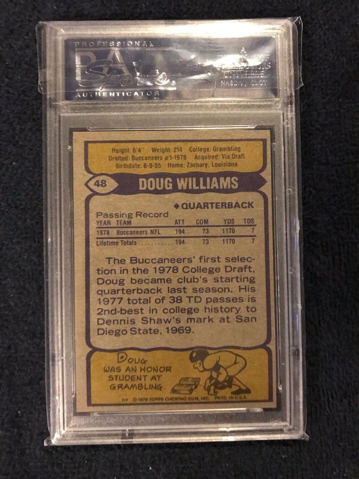 1979 Topps Doug Williams Rookie RC #48 PSA/DNA AUTO | eBay