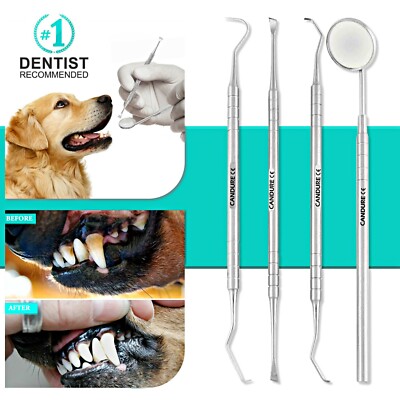 Pet Dog Dental Care Kit Teeth Whitening Calculus Remover Dental Pet ...