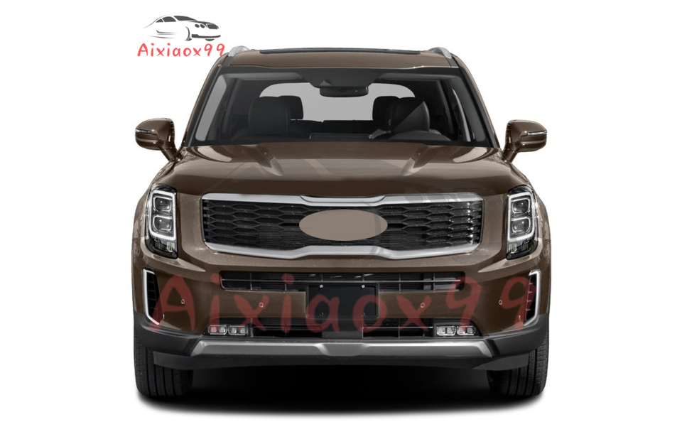 Black Front Bumper Grille Front Fog Lights Bracket For Kia 2020-2022 ...
