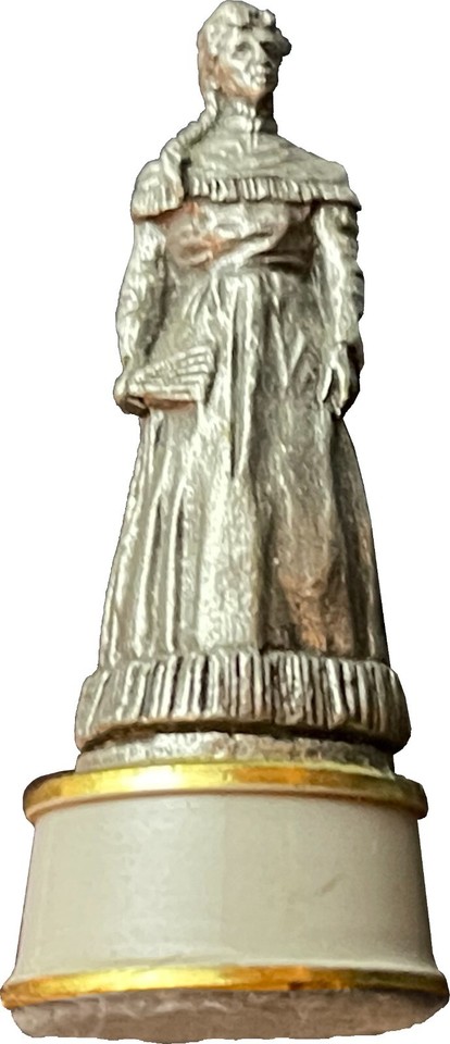 Civil War Pewter Chess Set 1983 Franklin Mint National Hist. Soc ...