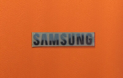 1 pcs Sticker for SAMSUNG Label Aufkleber Badge Logo 30mm x 6mm Chrome ...