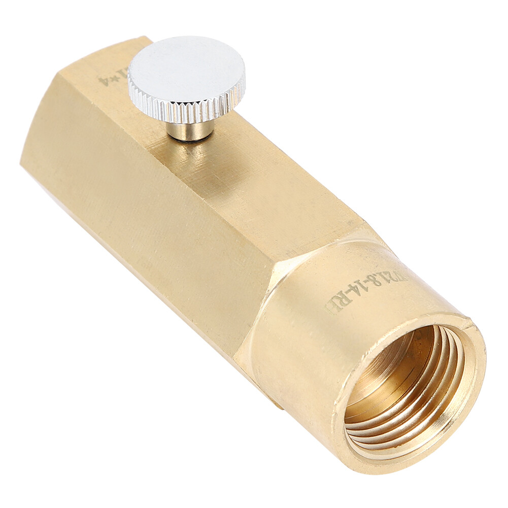 CO2 Adapter Inflation Valve Parts Brewing Equipment Connector Brass ...