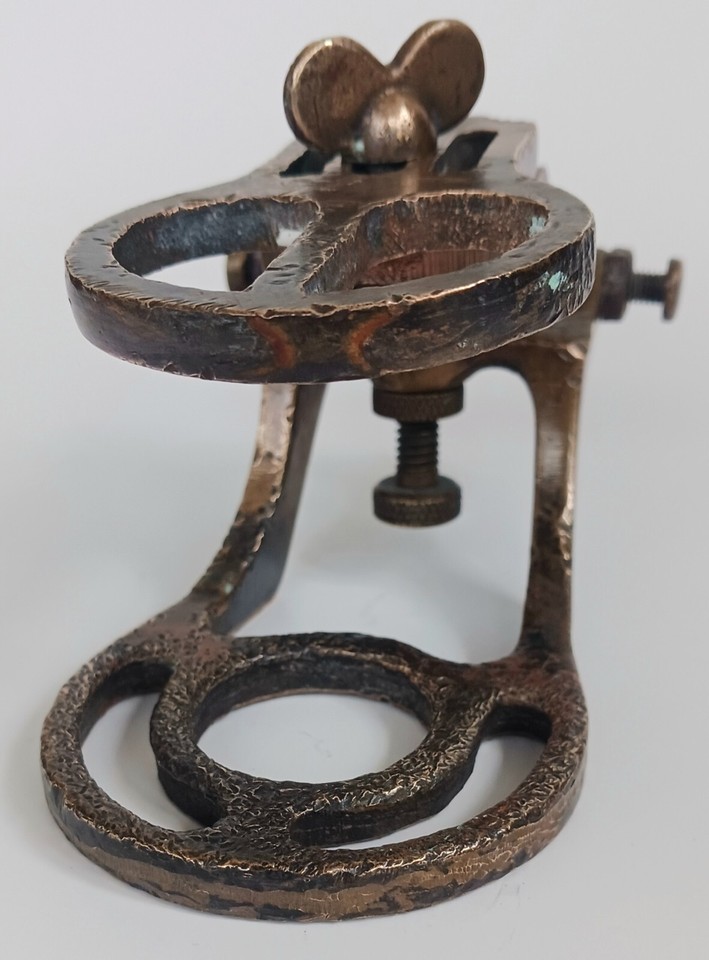 Vintage Solid Brass Dental Articulator Preowned Technician Denture ...