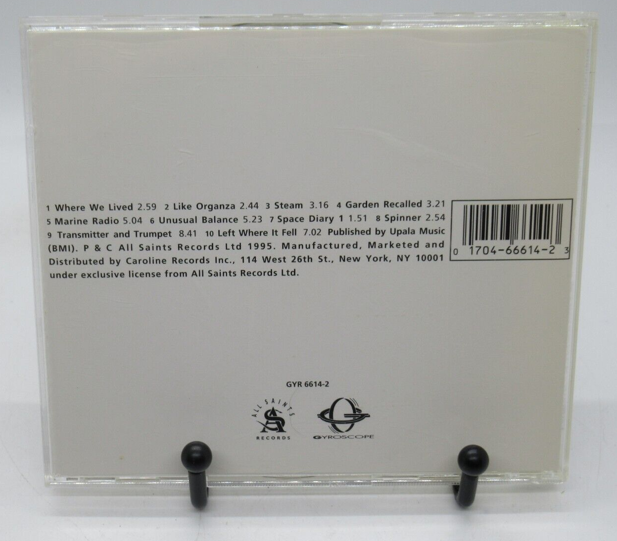 BRIAN ENO & JAH WOBBLE: SPINNER MUSIC CD, 10 GREAT TRACKS, ALL SAINTS ...