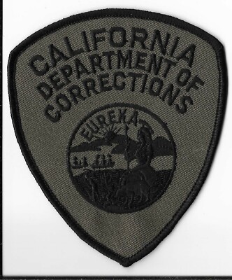 California Department of Corrections Subdued Shoulder Patch V1 | eBay