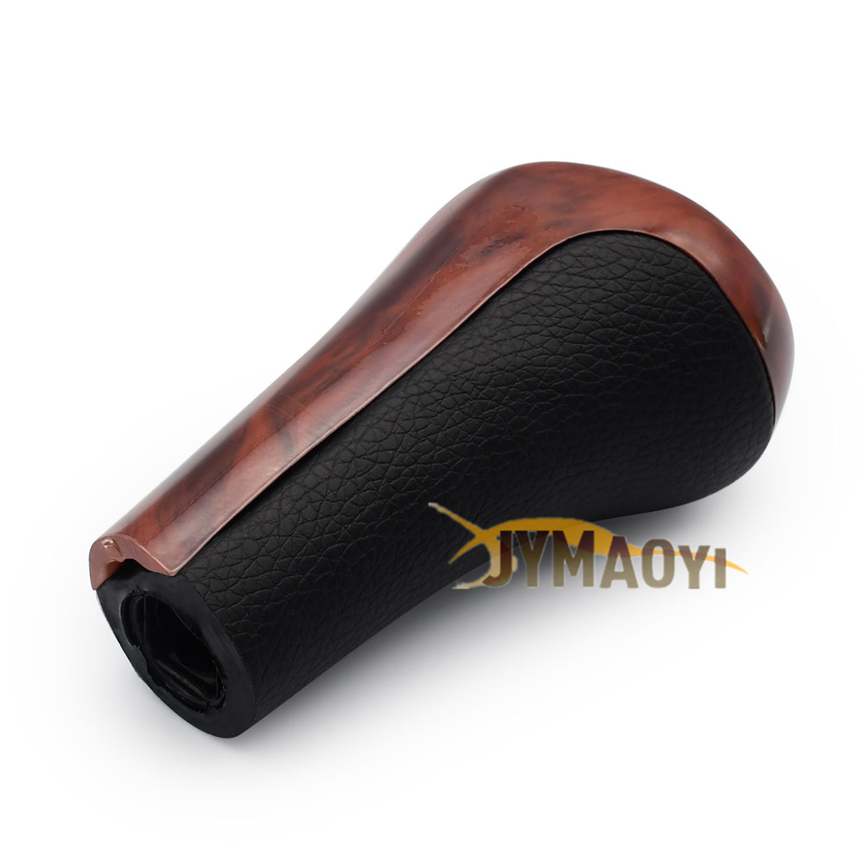 6 Speed MT Manual Gear Shift Knob Burl Wood Grain Shifter For BMW 1/3/5 ...