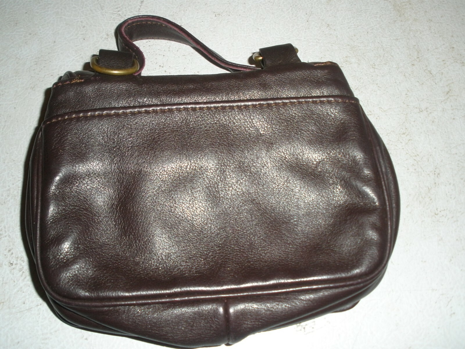 Victoria Leather Co Brown Handbag Purse EUC (P4) | eBay