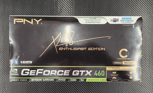 PNY GeForce GTX 460 XLR8 Enthusiast Edition 1GB GDDR5 PCIE Graphics ...