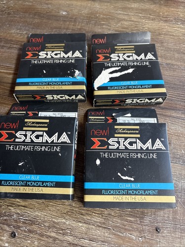 Lot of 4 Shakespeare Sigma Premium Fishing Line 12 test 250 yds each ...